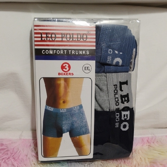 Leo Poldo | Underwear & Socks | New Leo Poldo 3 Black Blue Gray Comfort ...